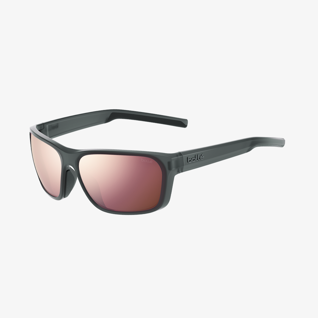 Bollé Strix / Black Crystal Matte - HD Polarized Brown Pink ...