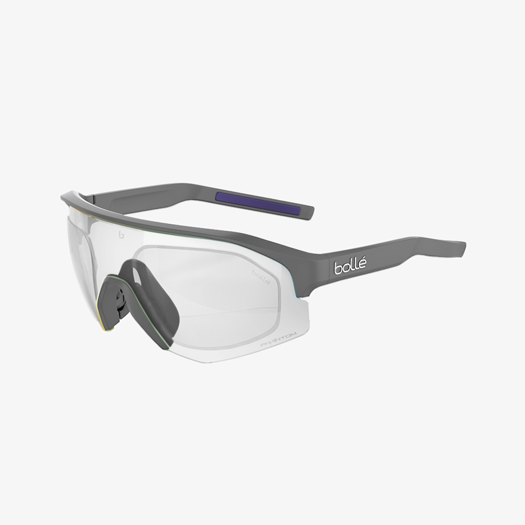 Bollé Lightshifter mit Sehstärke / Titanium Matte – Sportbrillen / die ...